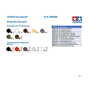 TAMIYA America, Inc 1/35 W German Flakpanzer Gepard, TAM35099