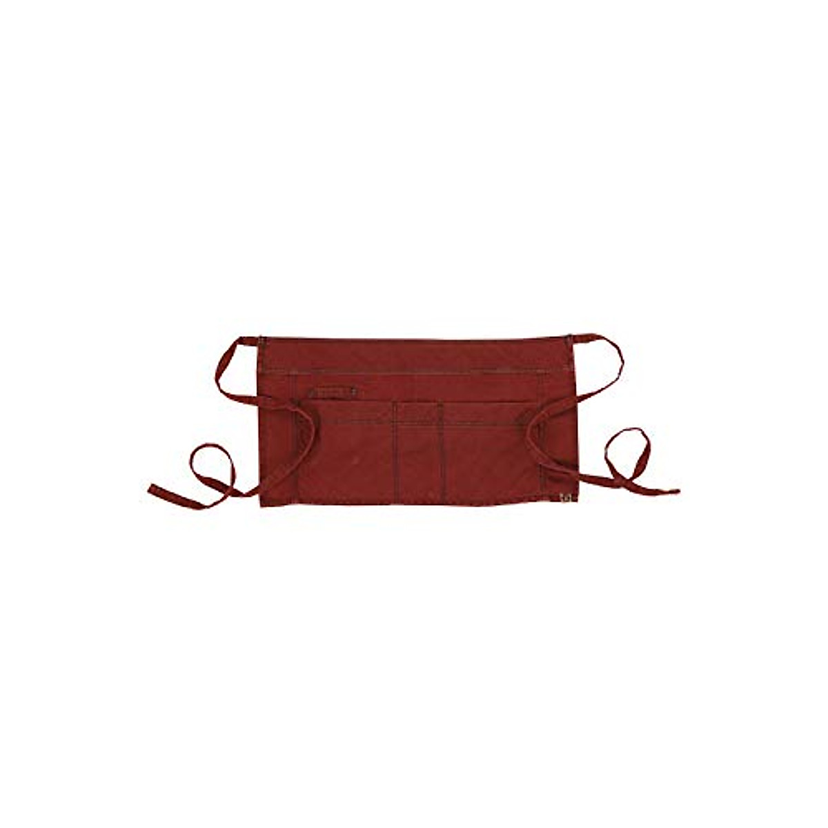 Chef Works Unisex Uptown Waist Apron, Red Navy, One Size