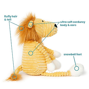 Cute Stuffed Animal Pillow Lion Plush Toy Pillow Kawaii Plushies with Squishy Plush Pillow Cute Plushies for Girls and Boys Squishmallow