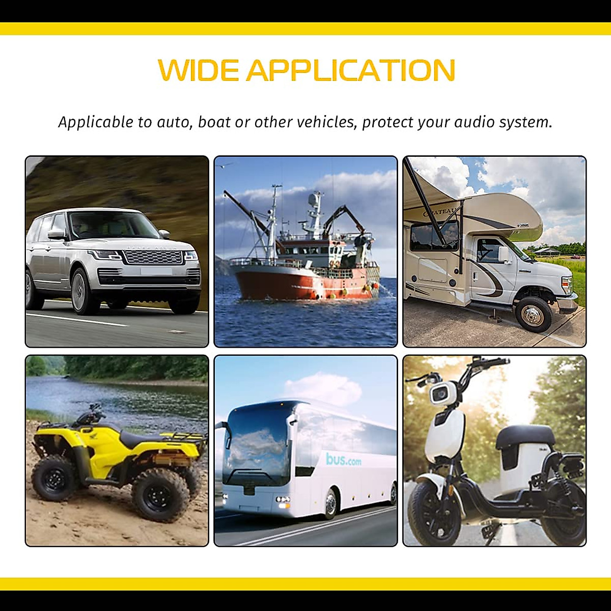 Apeixoto 0/2/4 Gauge AWG Inline ANL Fuse Holder with250 Amp Fuse and Cover Car Audio Fuse Block Holder 250A