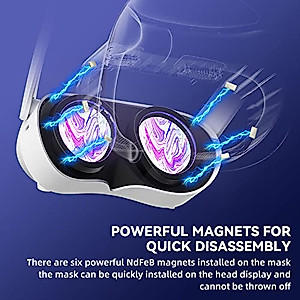 Face Cover for Pico4 Resilient Vent Leather Face Pad Replacement Soft Facial Interface Set Lightproof VR Accessories for Pico 4 Headset Cooling Fan Set