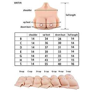 Fake boobs Silicone Breastplate Silicone breasts froms for Crossdressers Breast plates Fake breasts Cosplay