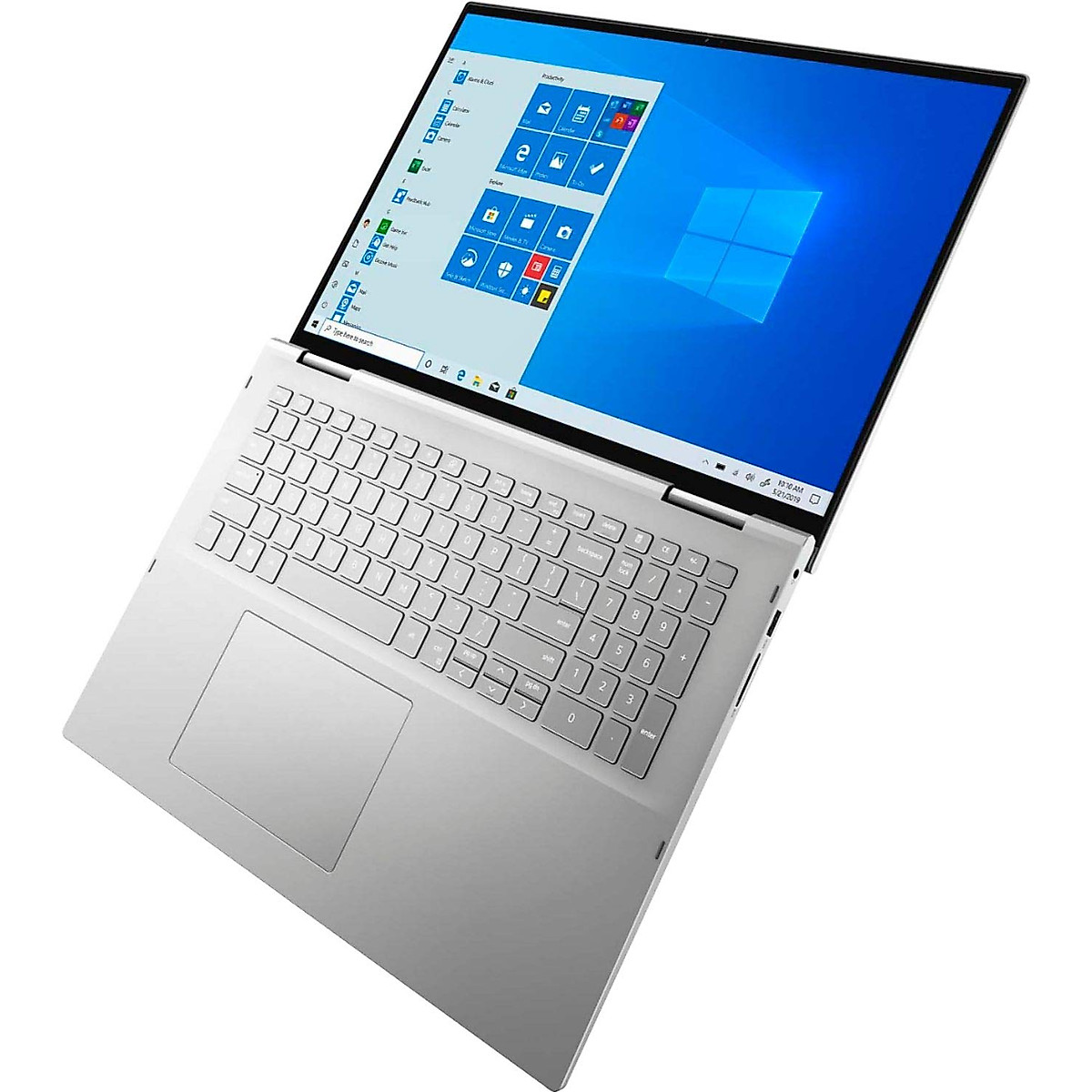 Dell Newest Inspiron 7000 2-in-1 Convertible Laptop, 17" QHD+ 2K Touch Display, Intel Core i7-1165G7, 32 GB RAM, 2TB PCIe SSD, Intel Iris Xe, Webcam, Backlit KB, FP Reader, Windows 10, Silver