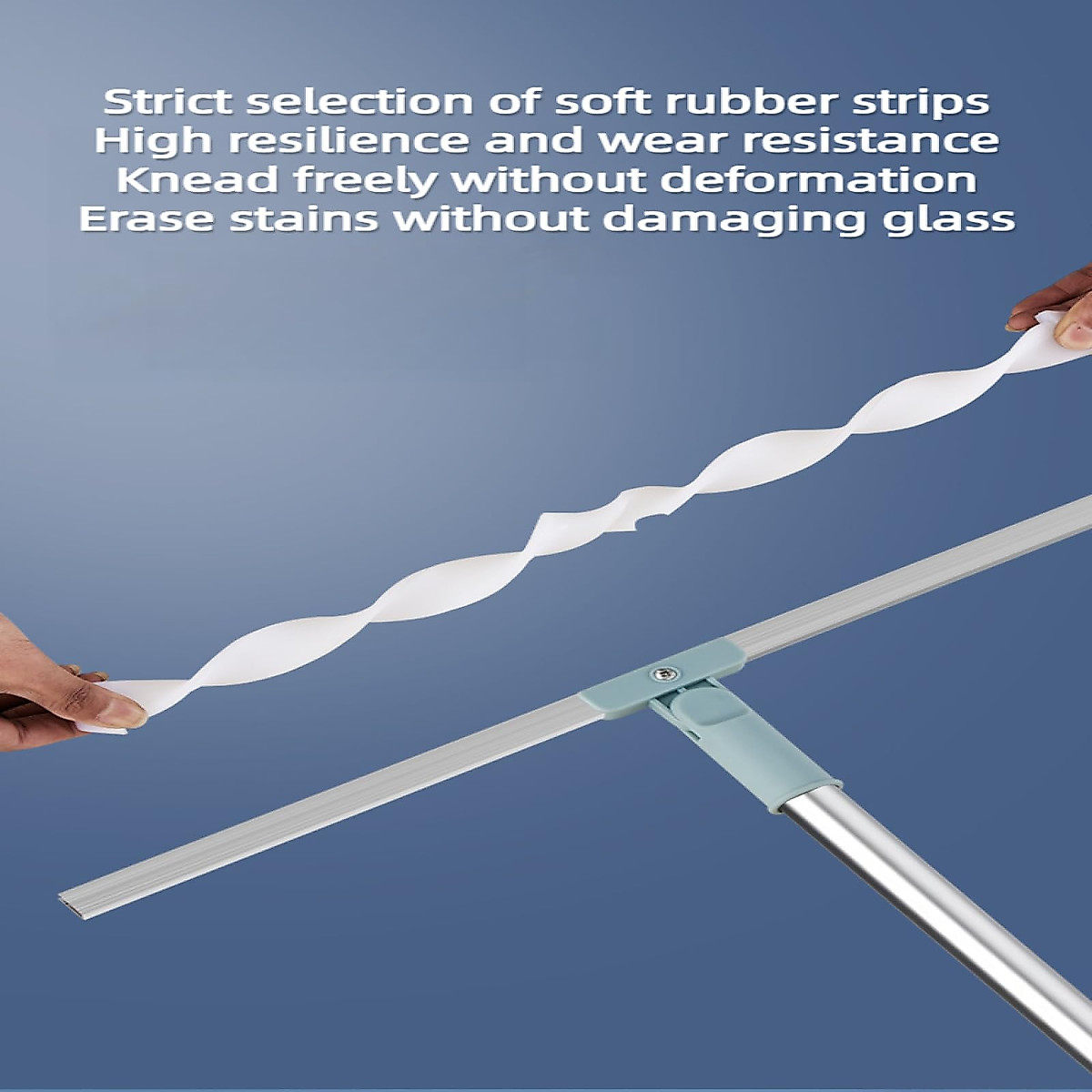 Floor Scraper, Magic Broom, Sweeping Silicone Floor, Cleaning Broom, Bathroom, Toilet, Multi-Function Wiper to Sweep Hair