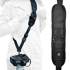 HiiGuy DSLR Camera Strap For Photographer – Extra Long 44 Inch Camera Straps for Photographers – Heavy Duty Polyester Camera Shoulder Strap with Camera Accessories – Ideal for Professionals, Hobbyists