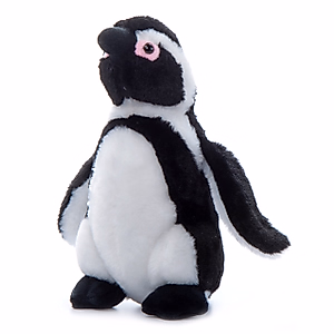 The Petting Zoo African Blackfoot Penguin Stuffed Animal Plushie, Gifts for Kids, Wild Onez Zoo Animals, Penguin Plush Toy 9 Inches