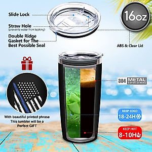 Thin Blue Line Gifts, Police Appreciation Gifts, Police Officer Gifts, Law Enforcement Gifts, Police Travel Mugs, School Officer Gift, School Resource Officer Cops Officer Gifts, Wine Coffee Tumbler