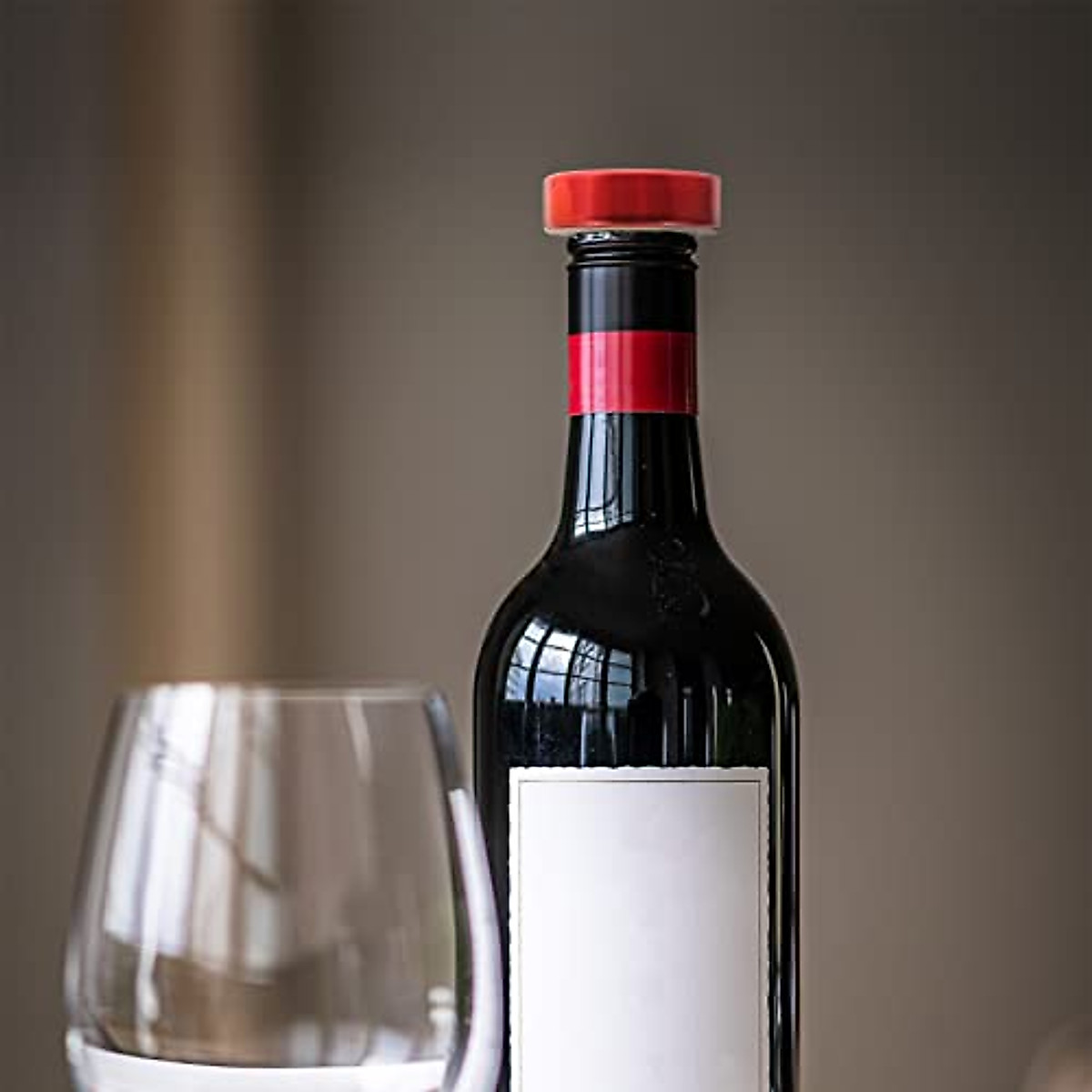 Luxshiny Blantons Bourbon Stopper Display Wooden Wine Bottle Stopper 6pcs T Shaped Wine Cork Reusable Red Wine Corks Macromolecule Sealing Plug Bottle Cap for Wine Storage Cork Holder