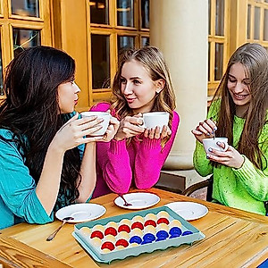 33 Cavity 1.2 Inch Cubes with 3-Pack Ice Cube Trays: Round, Circle, Sphere Molds + Crafted from TPE (Thermoplastic Elastomers) Ideal for Small Ice Cubes, Chilling, & Cocktails