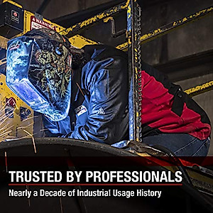 Lincoln Electric Grain Leather Sleeved Welding Jacket | Premium Flame Resistant Cotton Body | Black & Red | Large | K2987-L