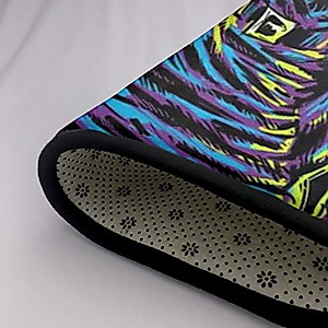 SWEET TANG Area Blacklight by Evil Witch Rug Soft Anti-Skid Floor Carpet Bedroom Rug Flannel Carpet Non-Slip Home Decor Durable Bedside Rug Premium Play Mat