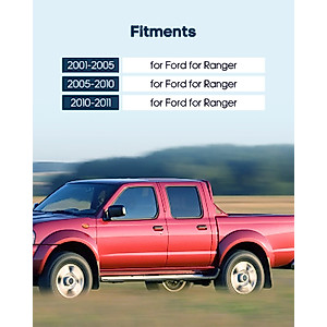 ECCPP Door Handle Exterior Outside Outer Front Driver Passenger Side for 2001-2011 for Ford Ranger