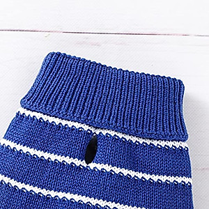 Premium Dog Clothes Comfortable Soft Warm Dog Sweater Breathable Durable Material Apparel for Pet Dogs (XL,Blue)