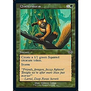 Magic: the Gathering - Chatterstorm (411) - Retro Frame - Modern Horizons 2