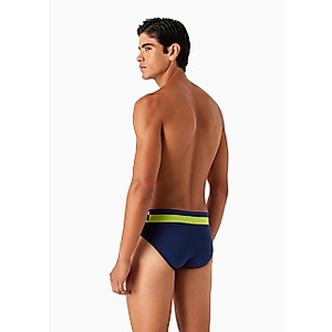 Emporio Armani Men's Megalogo Brief, Ink