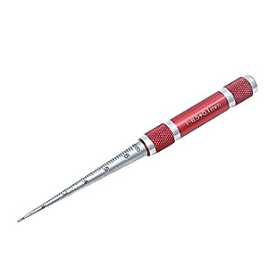 Aperture Gauge Tapered Hole Ruler Stainless Steel Inner Hole Diameter Measuring Tool 1‑6.5mm