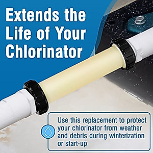 Impresa Dummy Bypass Cell Intended for Pentair IntelliChlor IC Models 520588 - Extend The Life of Your Pool Sanitizer System - Leak Free Impresa Cell Compatible with Pentair Salt Chlorine Generator