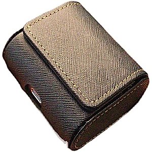 DAYJOY Elegant Leather Protective Case Cover Compatible with B&W/Bowers&Wilkins PI5 S2 /PI7 S2 Wireless Earbuds,Portable Protective Carrying Box Sleeve Storage Bag (Black)