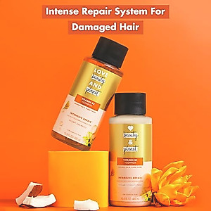 Love Beauty and Planet Shampoo with Vitamin B3 Coconut Oil & Ylang Ylang for Intensive Repair for Damaged Hair Sulfate, Silicone, & Paraben Free. Cruelty-Free. 13.5 oz