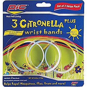 Pic Citronella Plus Wristband (3 Count)