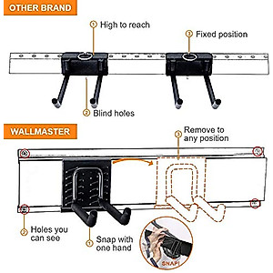 Wallmaster 8-Bin Storage Bins Garage Rack System & Garage Storage Tool Organizer System Heavy Duty Tools