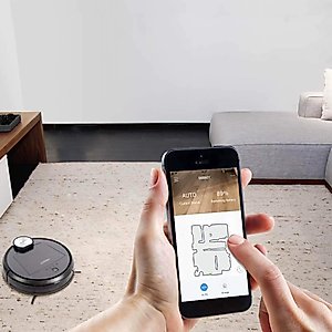 Ecovacs Deebot R95 Robotic Vacuum with the Latest Mapping Technology, Perfect for Bare Floors and Carpets, and Homes with Pets, Wifi Enabled, Compatible with Alexa