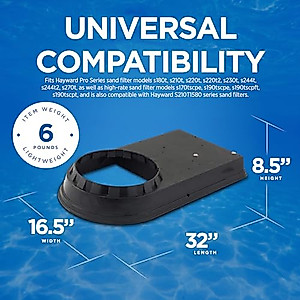 Hayward SX180K Filter Base with Screws and Washers Replacement for Select Hayward Sand Filter