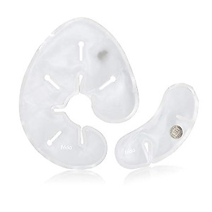 Frida Mom Instant Heat Reusable Breast Warmers | Reusable Click-to-Heat Relief in an Instant for Nursing + Pumping Moms | 2 sets - 2 small + 2 large heat packs