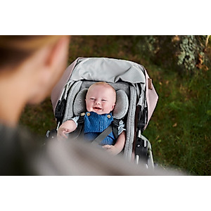 Cruz V2 Stroller - Jake (Black/Carbon/Black Leather) + Infant Snug Seat
