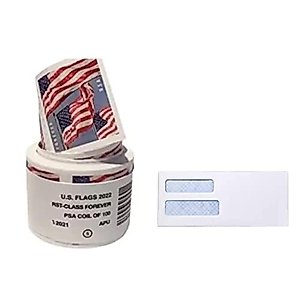 100pcs 2022-Roll Stamp with Roll Dispenser (Contains 100 Forever First Class Postage Stamps)
