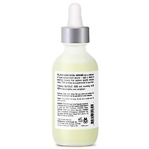 Valjean Labs Smooth Face Serum | Glycolic Acid + Aloe Vera | Helps to Exfoliate and Smooth for a Brighter Complexion | Paraben Free, Cruelty Free, Made in USA (1.83 oz)