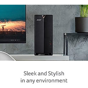 acer 2022 Aspire Mini Tower Desktop 10th Intel i5-10400 6-Core CPU- UHD Graphics - 32GB DDR4-512GB NVMe SSD + 1TB HDD - DVD Writer - WiFi 6 RJ45 HDMI Windows 10 Pro w/ 32GB USB Drive