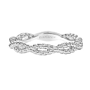 Twisted Rope Band Stackable Ring in 925 Sterling Silver, Size 5, by Keepsake