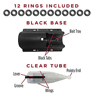 Amdro B07L4B3B38 Mouse Trap Reusable, Kills 12 Mice, Plum