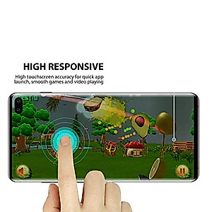 [2 Pack] YWXTW Galaxy S10 Plus Privacy Screen Protector, Tempered Glass Anti-Spy 9H Hardness Black Film for Samsung Galaxy S10 Plus, 3D Touch Anti-Peek Anti-Scratch Bubble Free Easy Install