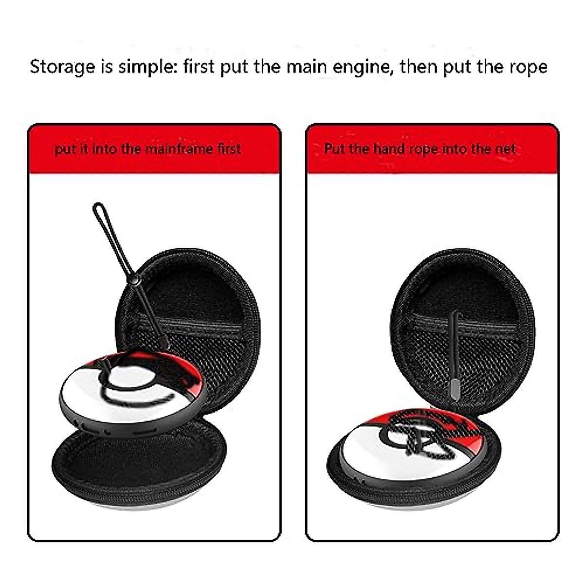 AdteMp Carrying Case Compatible for Pokem GO Plus + 2023,Protection hard package for Nintendo Pokemon GO Plus +Console & Accessories