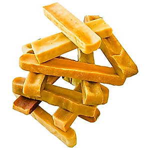 Snow Hill Organic Yak Cheese Dog Chews XXL Bras Size 5 lbs Bulk Pack for Monstar Size of Dogs Above 55 lbs Himalayan Yak Milk Strong Treats for Power Chewer
