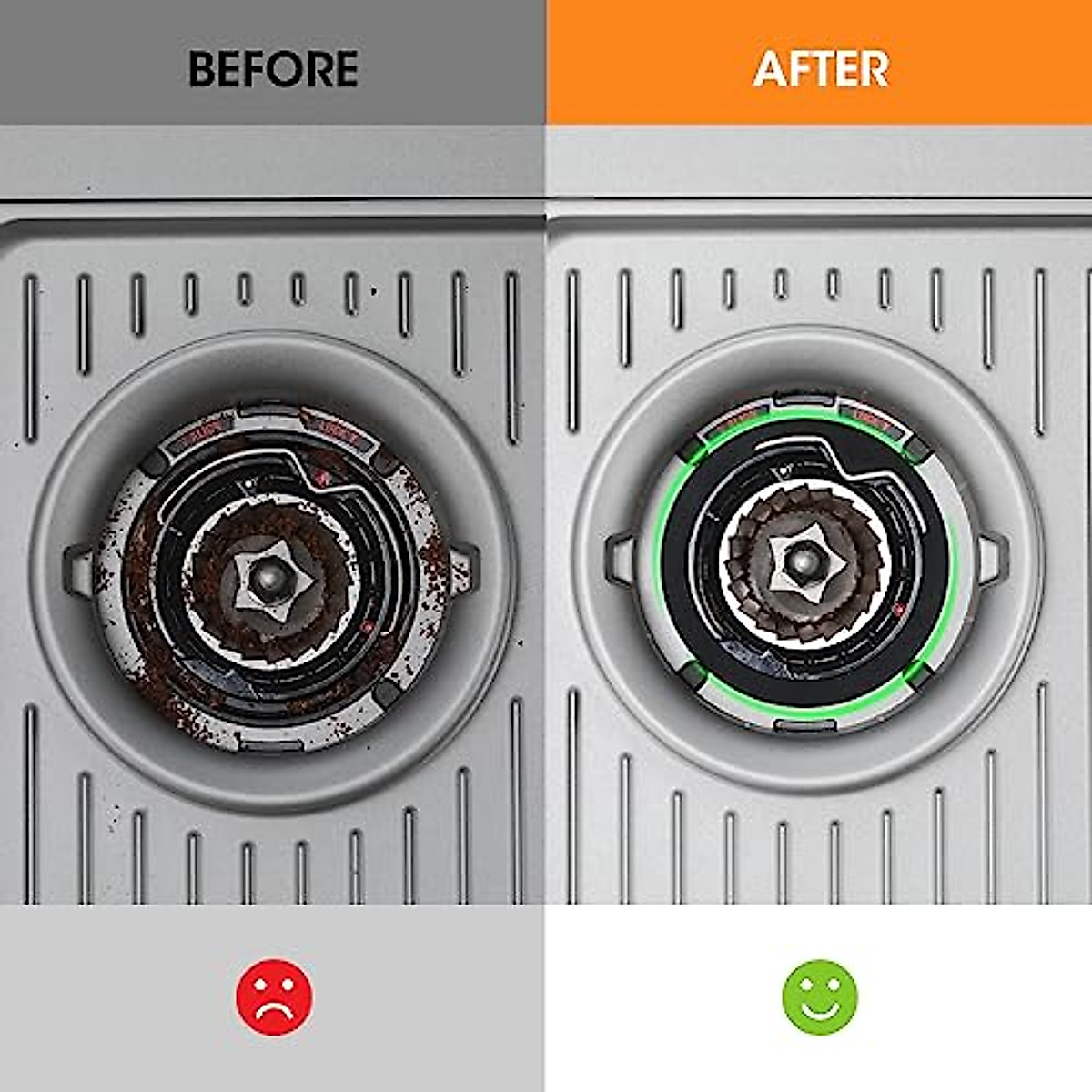 Aieve Single Dose Hopper Bellow & Upper Burr Rubber Seal Compatible with Breville Barista Espresso Machine