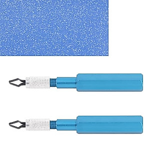 2 Set Floor Skiving Knife with Aluminum Alloy Handle PVC Plastic Skiving Knife 4Pcs HSS Blades PVC Flooring Corners Trimming Tool