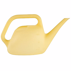 Bloem Translucent Watering Can: 1.5 Liter - Goldfinch Yellow - 4 Gallon Capacity, Easy to See Water Level, Loop Handle, Durable Resin, for Indoor and Outdoor Use, Gardening
