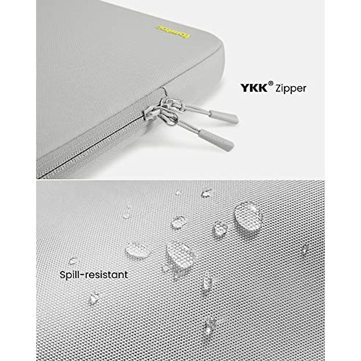 tomtoc 360° Protective Laptop Sleeve for 13-inch MacBook Air M3/A3113 2024, M2/A2681 M1/A2337 A2179 A1932 2024-2018, 13-inch MacBook Pro M2/A2686 M1/A2338 2024-2016, Water-Resistant MacBook Case Bag