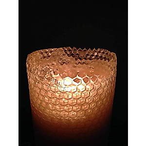 6 Inch Hand-Rolled Beeswax Pillar Candle by Little Bee of Connecticut