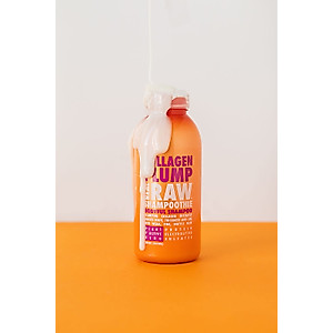 Real Raw Collagen Shampoo - Strengthen &amp; Repair - No Water 100% Pure Aloe Juice &amp; Coconut Water - Sulfate &amp; Paraben Free, 12.0 Ounce, 1