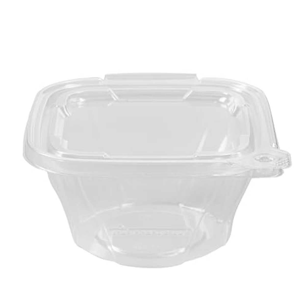 Restaurantware Tamper Tek 8 Ounce Snack Containers 100 Durable Deli Containers - Tamper-Evident Lid Disposable Clear PET Round Containers With Lid For Takeout And Delivery Orders