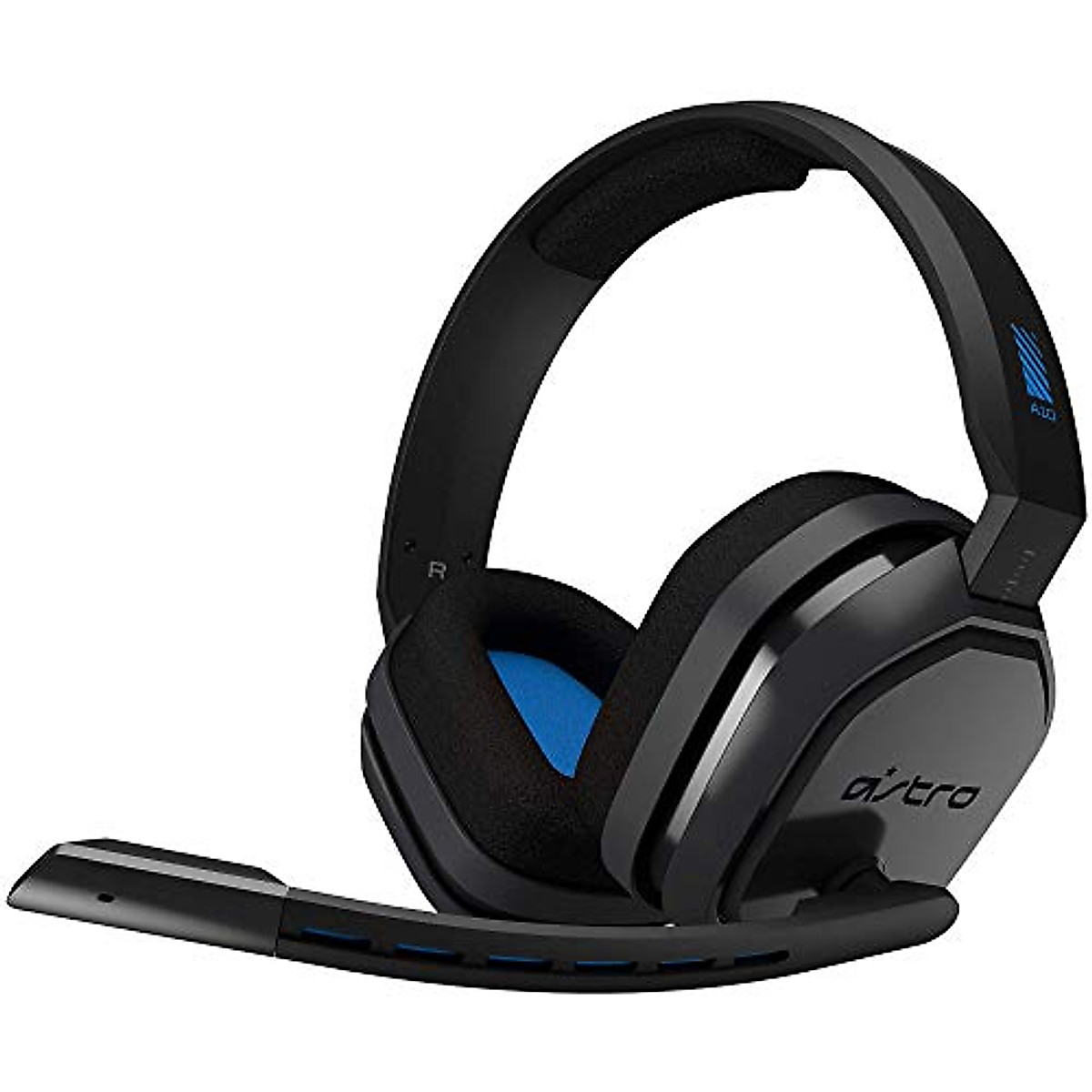 ASTRO Gaming A10 Headset for Xbox One/Nintendo Switch / PS4 / PC and Mac - Wired 3.5mm and Boom Mic by Logitech w/Microfiber Cloth - Bulk Packaging - (Blue/Black)