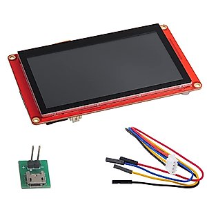 DIYmalls Nextion Intelligent 7 inch HMI Display 5V Capacitive Touch Screen 800x480 TFT LCD for Arduino ESP32 (NX8048P070-011C)