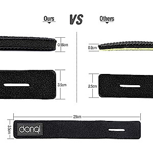 DONQL Fishing Belt Fishing Rod Ties Stretchy Rod Straps Fishing Rod Belt Holders for Casting Rods (3Colors,6Pcs) (3 Colors)