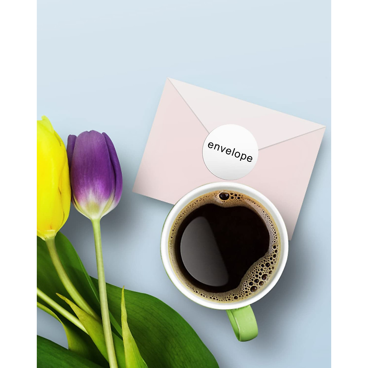 POLONO Shipping Label Printer, 4x6 Thermal Label Printer for Shipping Packages, Commercial Direct Thermal Label Maker, 2" White Circle Direct Thermal Labels (750 Labels