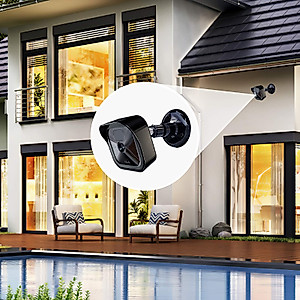 COOLWUFAN Wall Mount Bracket for All-New Blink Outdoor (3rd Gen) Camera, 360° Protective Case & Adjustable Mount for Blink Sync Module 2 Mount for Blink Home Security Camera (Black (3 Packs))