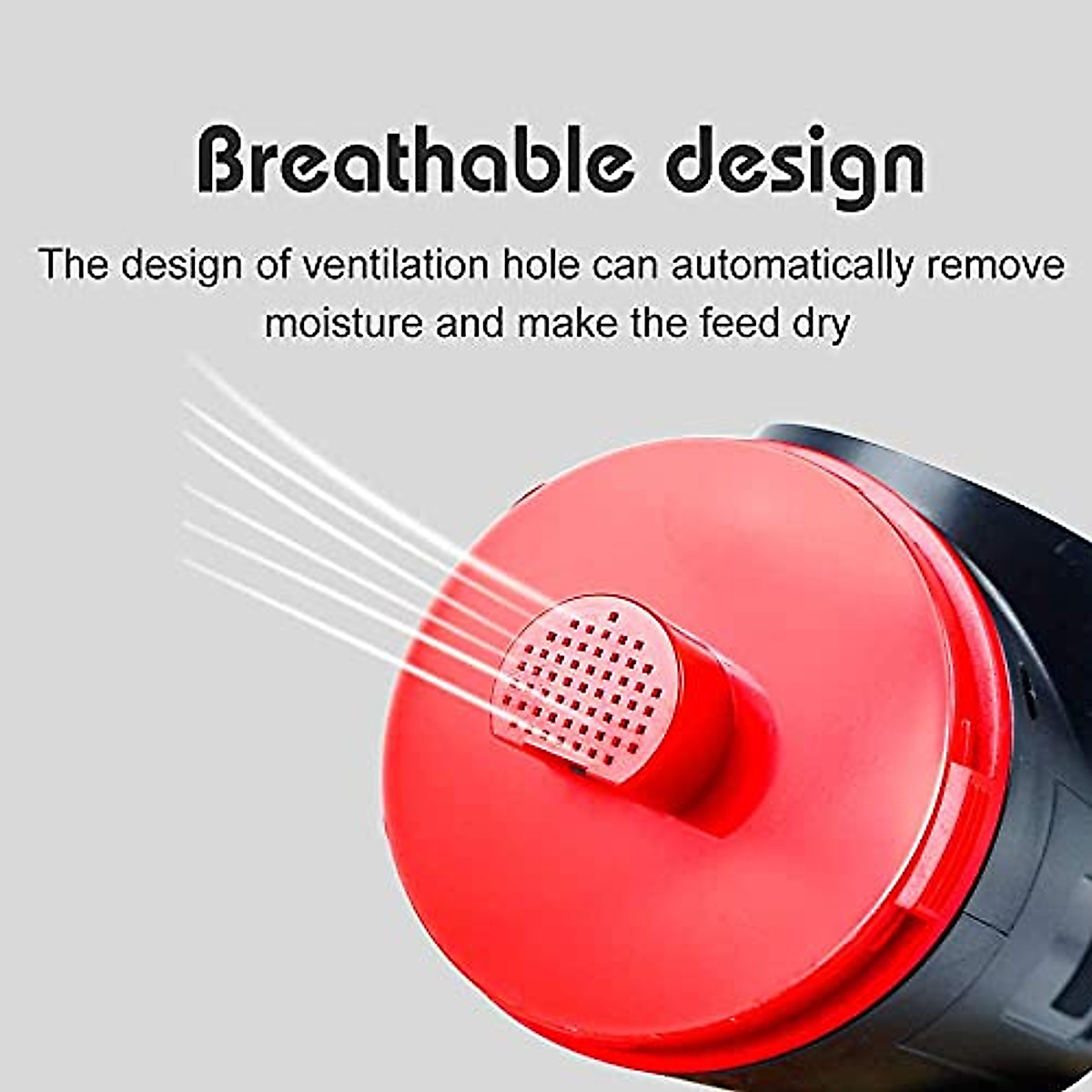Moisture-Proof Electric Auto Fish Food Feeder Timer Dispenser for Aquarium or Fish Tank, Auto Feeding on Vacation or Holidays，USB Rechargeable (LY-019)